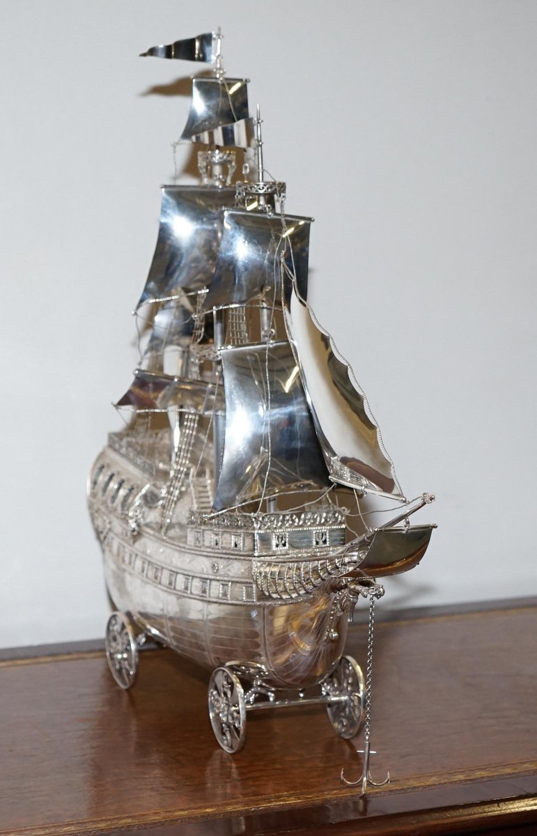 Large & Solid 925 Silver Boat from International Bullion & Metal ...
