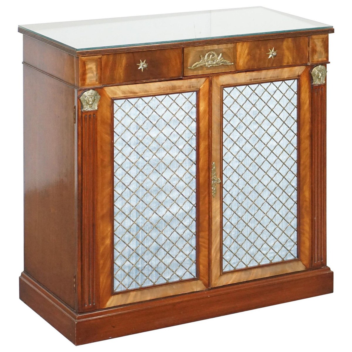 Antique Hardwood Gilt Bronze Sideboard for sale at Pamono