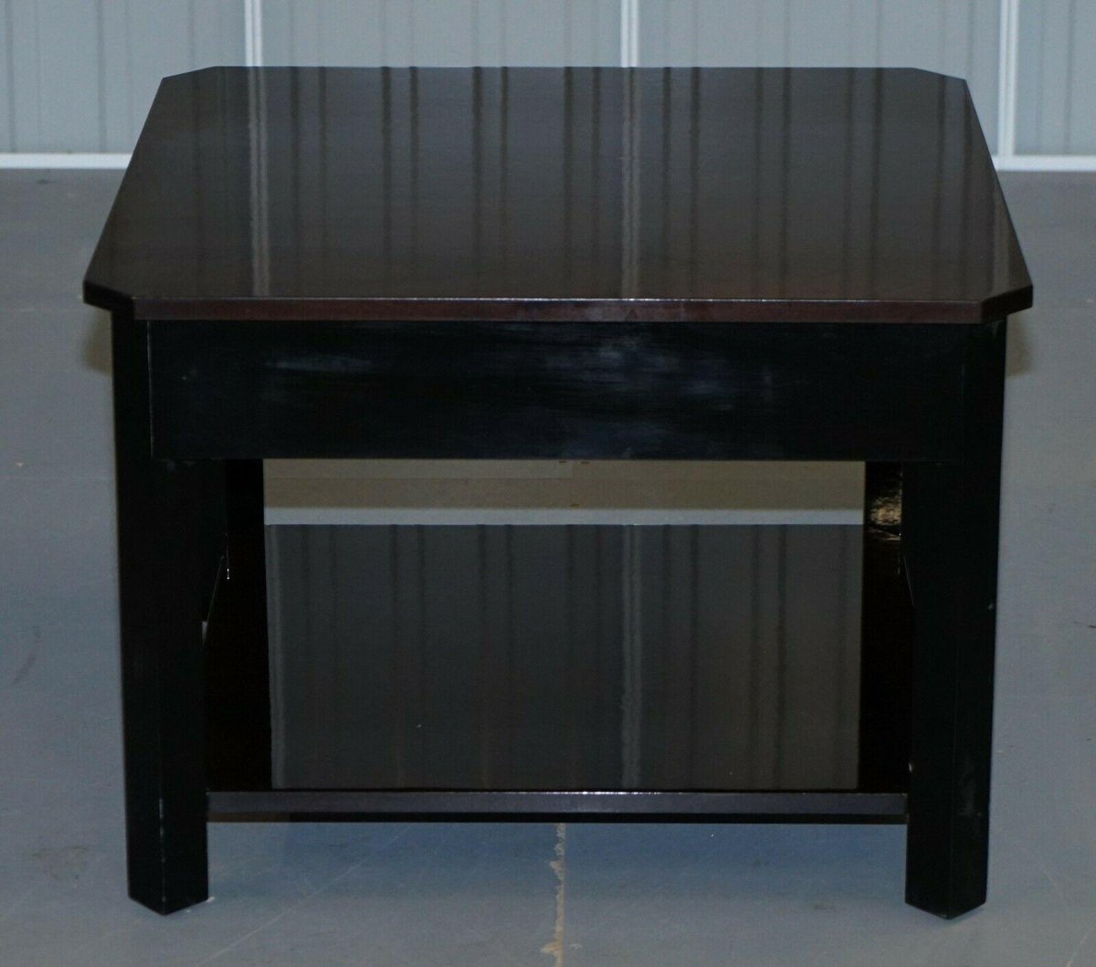 Larg Dark Hardwood Coffee Table from Bevan Funnell for sale at Pamono