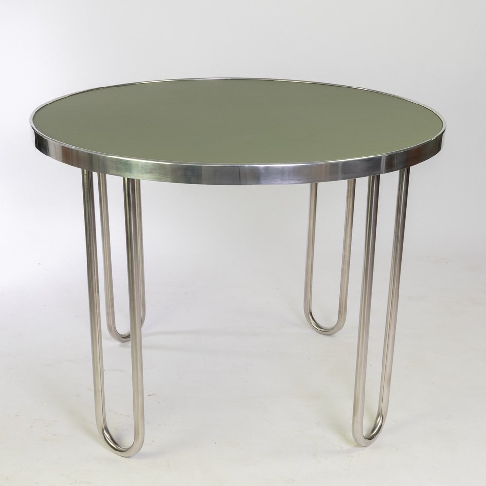 Bauhaus Stahlrohr Tisch von Artur Drozd bei Pamono kaufen