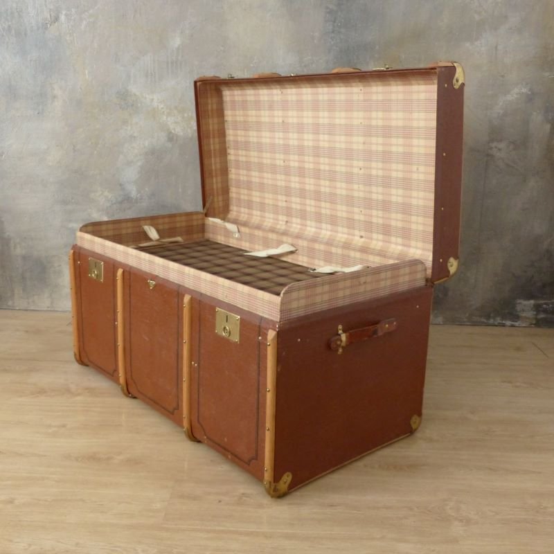Antique Rice Trunk, 1900s for sale at Pamono