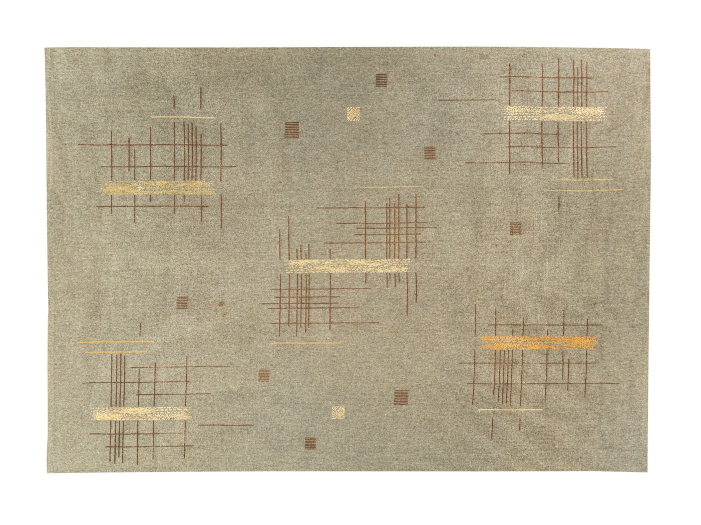 Mid-Century Modern Wool Rug, 1950s for sale at Pamono