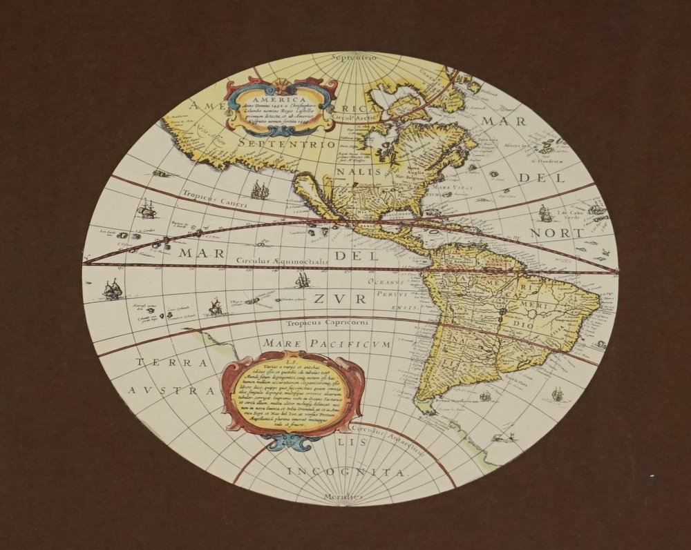 Military Campaign Nesting Tables with World Maps, Set of 3 for sale at ...