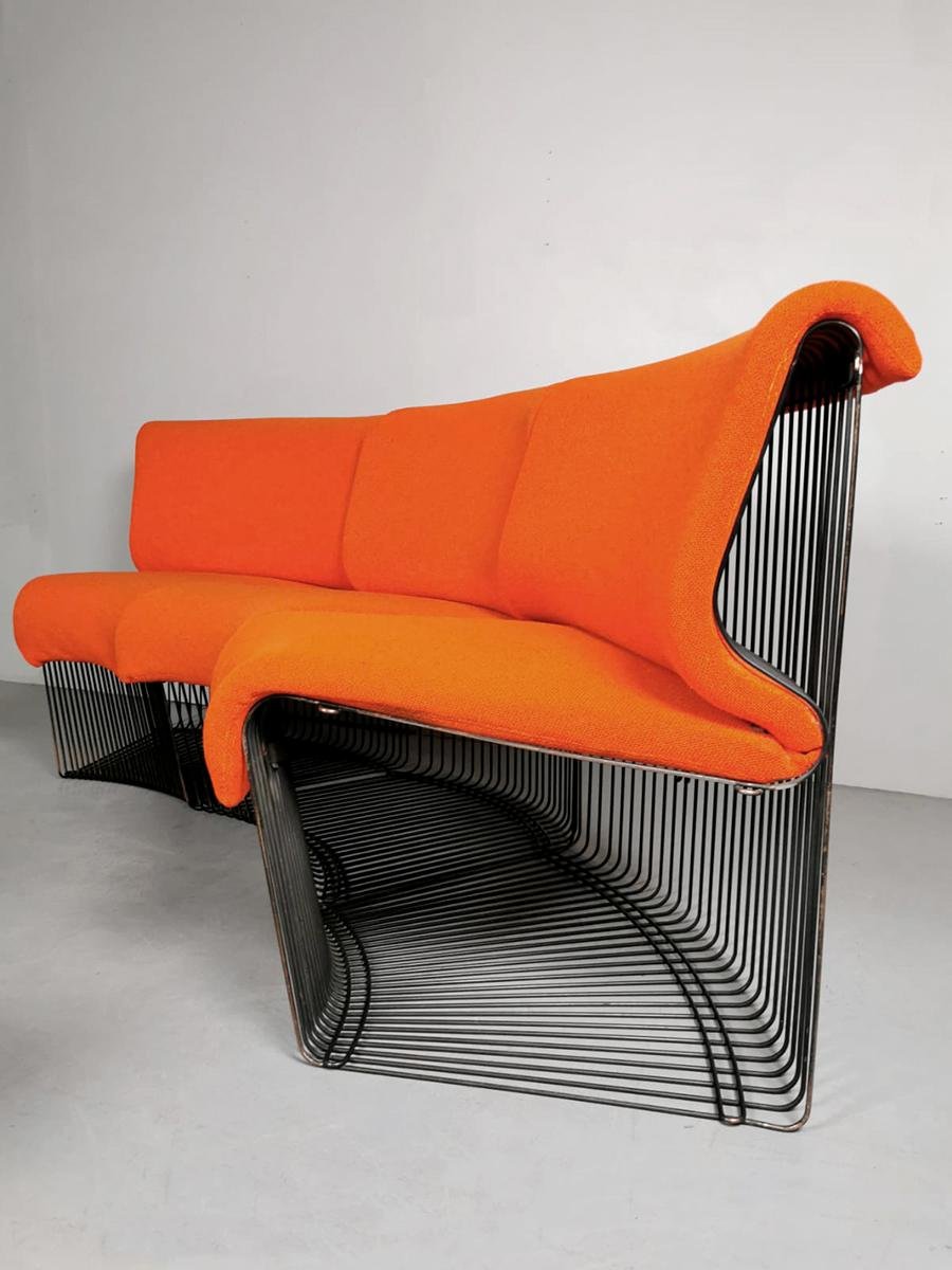 Vintage Pantonova Modular Sofa by Verner Panton for Fritz Hansen, Set ...