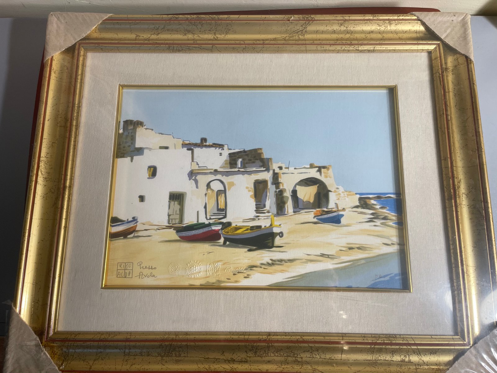 Aldo Riso, Lithograph, Presso Alvola for sale at Pamono