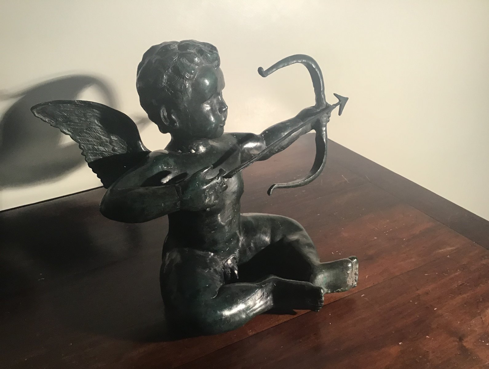Art Deco Bronze Cupid Statue, Bologna, 1900s for sale at Pamono
