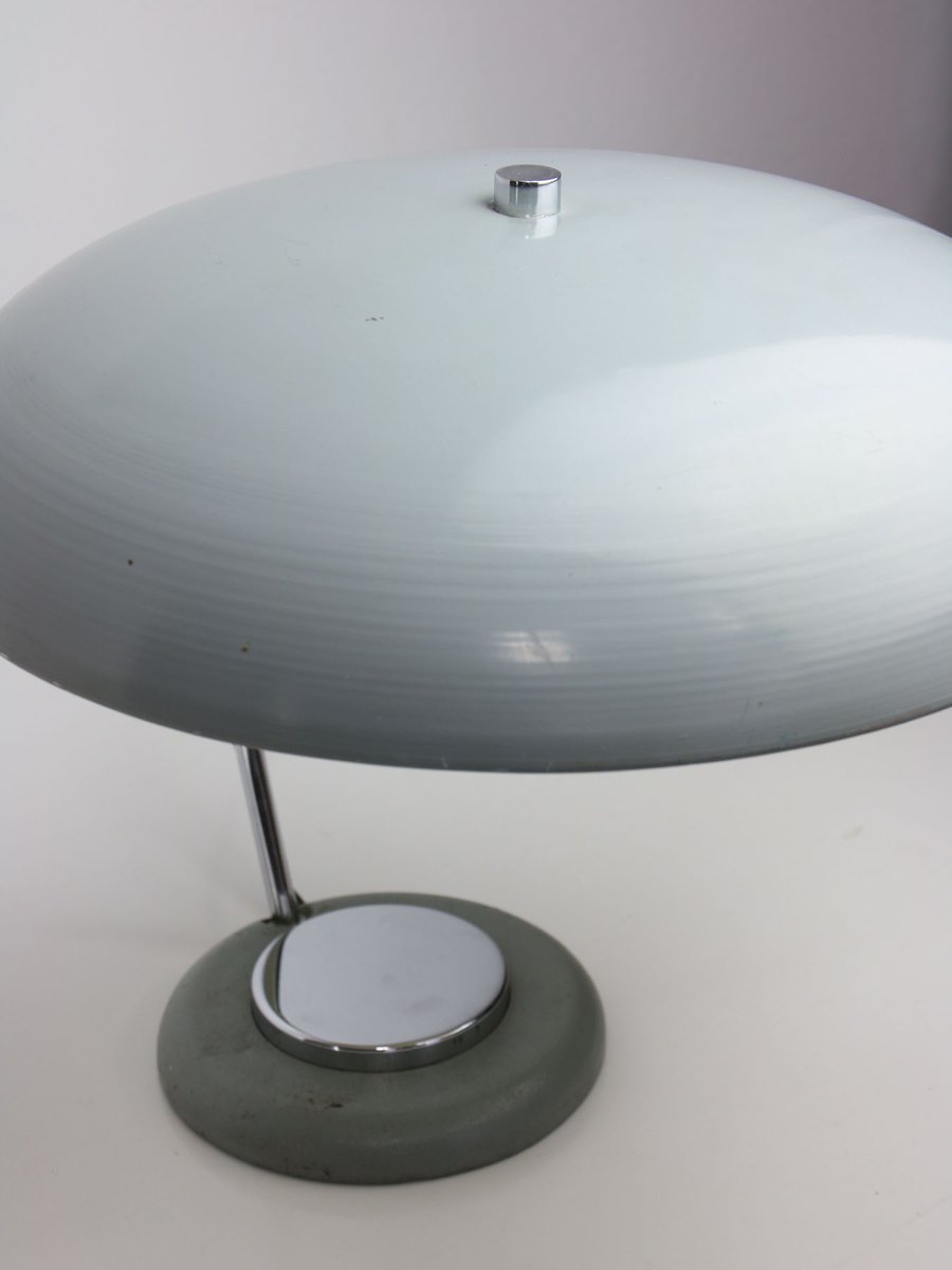 Bauhaus Saucer Table Lamp with Big Button for sale at Pamono