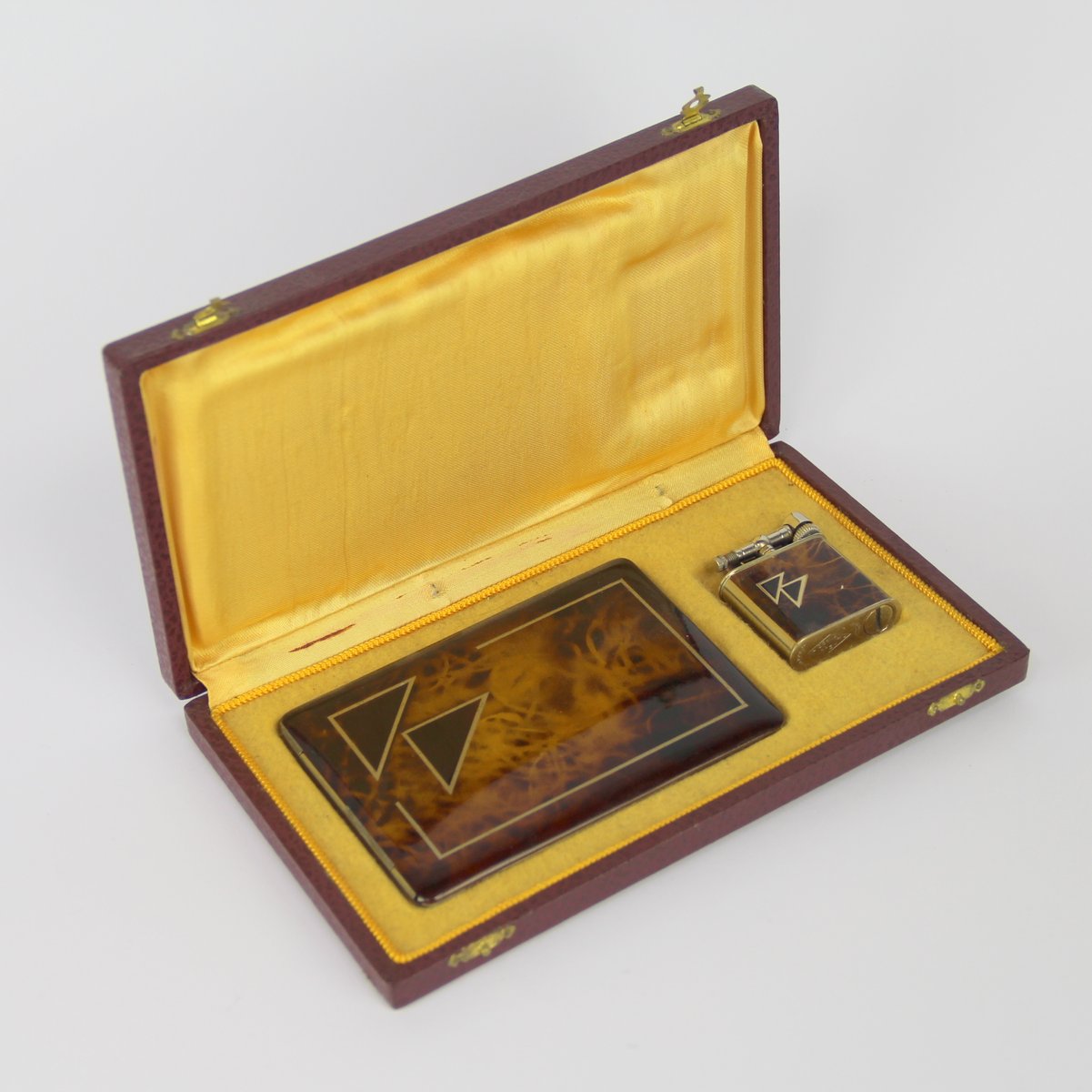 Art Deco Smoking Set, Set of 3 for sale at Pamono