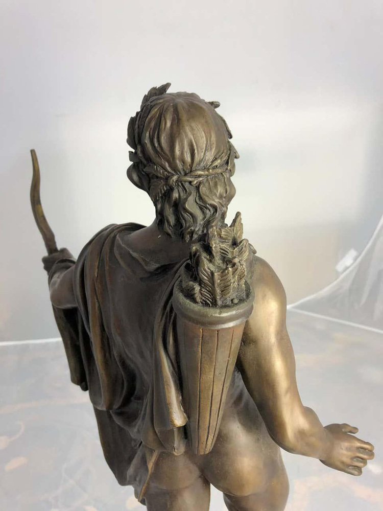 20th Century Bronze Statue of Apollo, Greek God of Archery for sale at ...