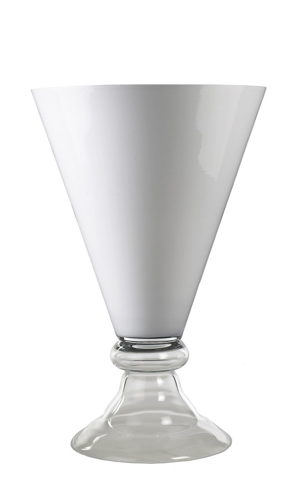 New Romantic White Glass Cup from VGnewtrend for sale at Pamono