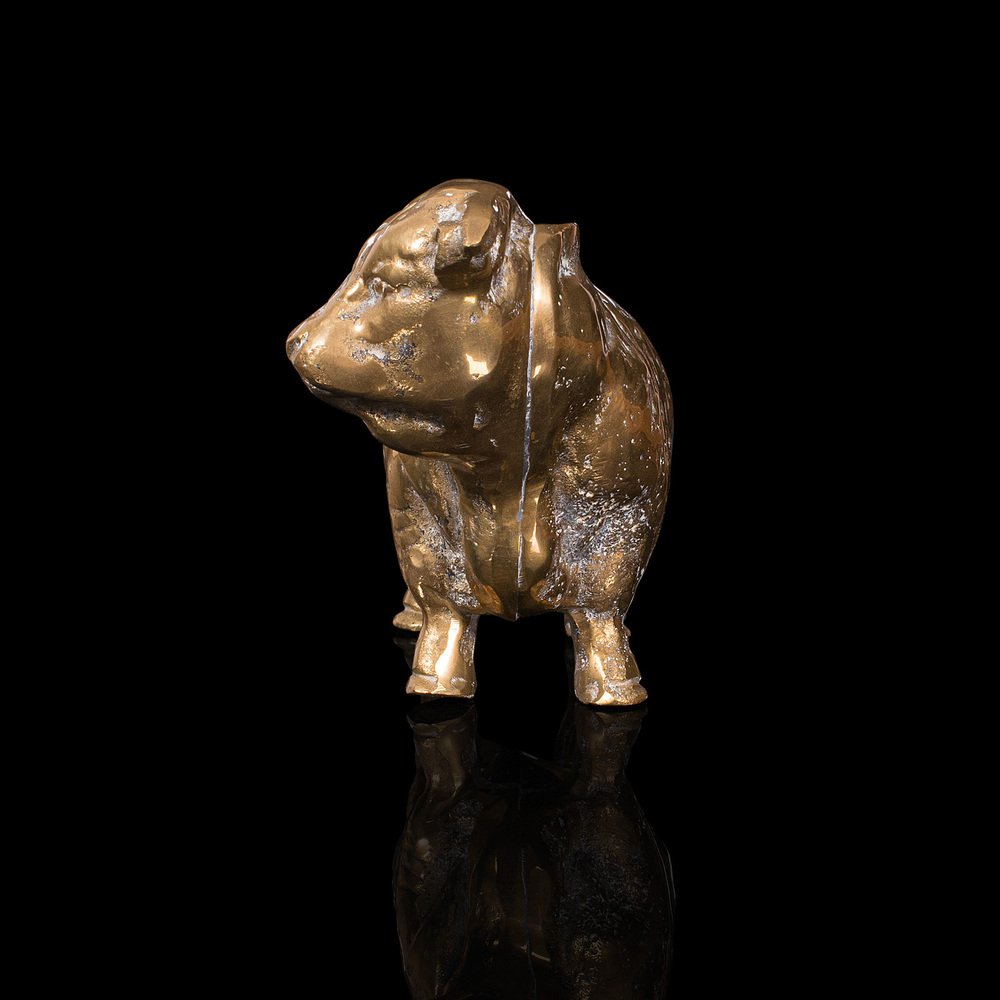 Antique Decorative Bull Figure for sale at Pamono