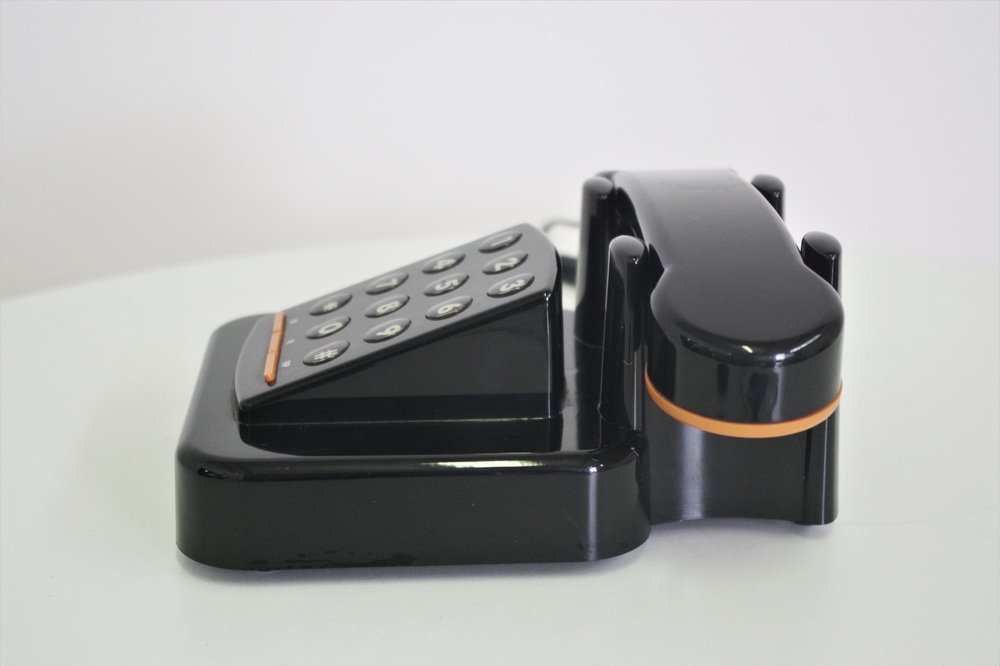 Black Phone from Brondi Excalibus, 1970s for sale at Pamono