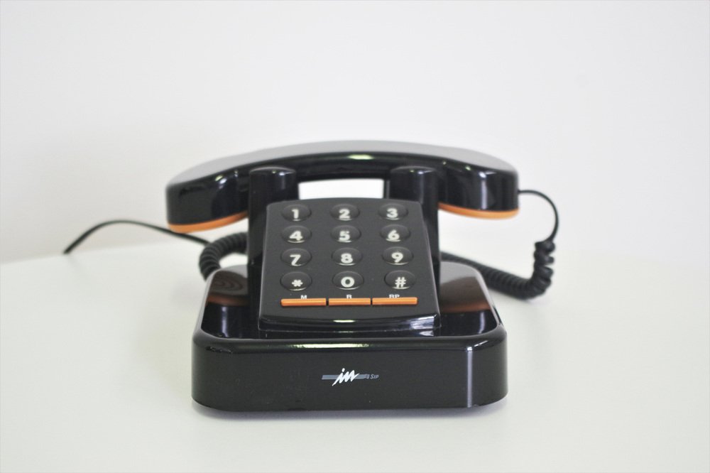 Black Phone from Brondi Excalibus, 1970s for sale at Pamono