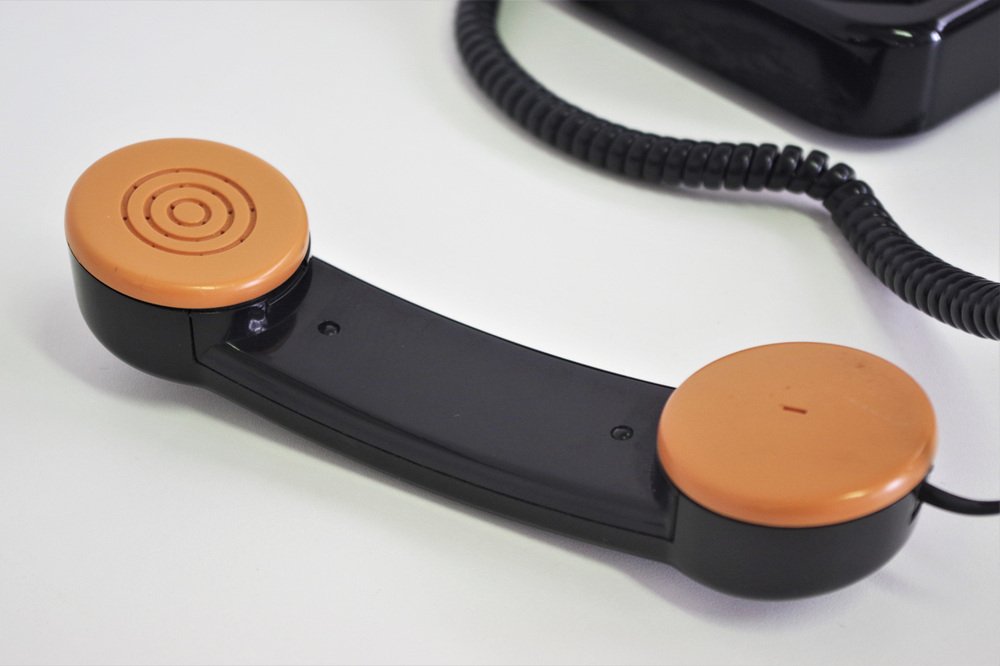 Black Phone from Brondi Excalibus, 1970s for sale at Pamono