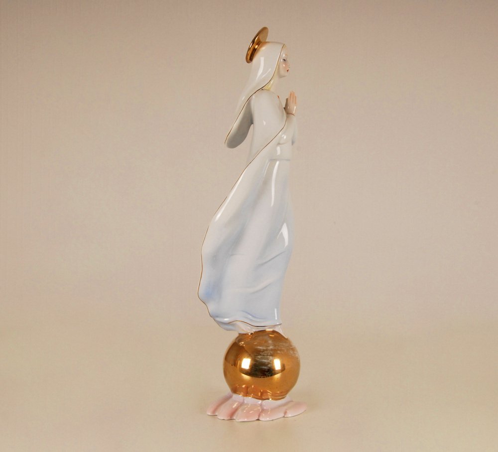 Figurine de Madonna en Céramique par Giovanni Ronzan, Italie en vente ...