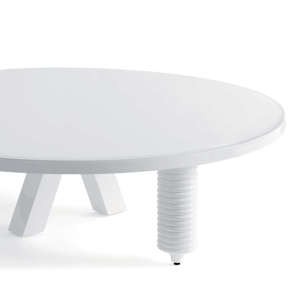 Jaime Hayon White Rounded Multileg White Low Table by BD Barcelona for ...