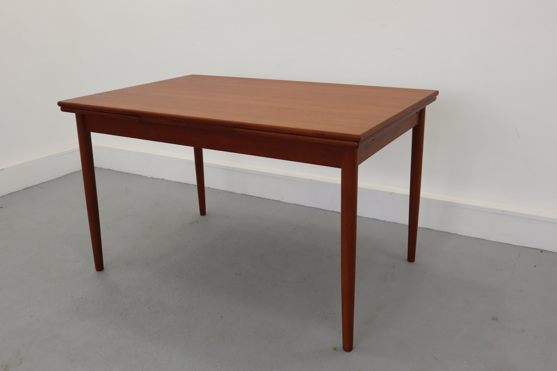 Mid-Century Danish Teak Extending Dining Table from Am Mobler for sale ...