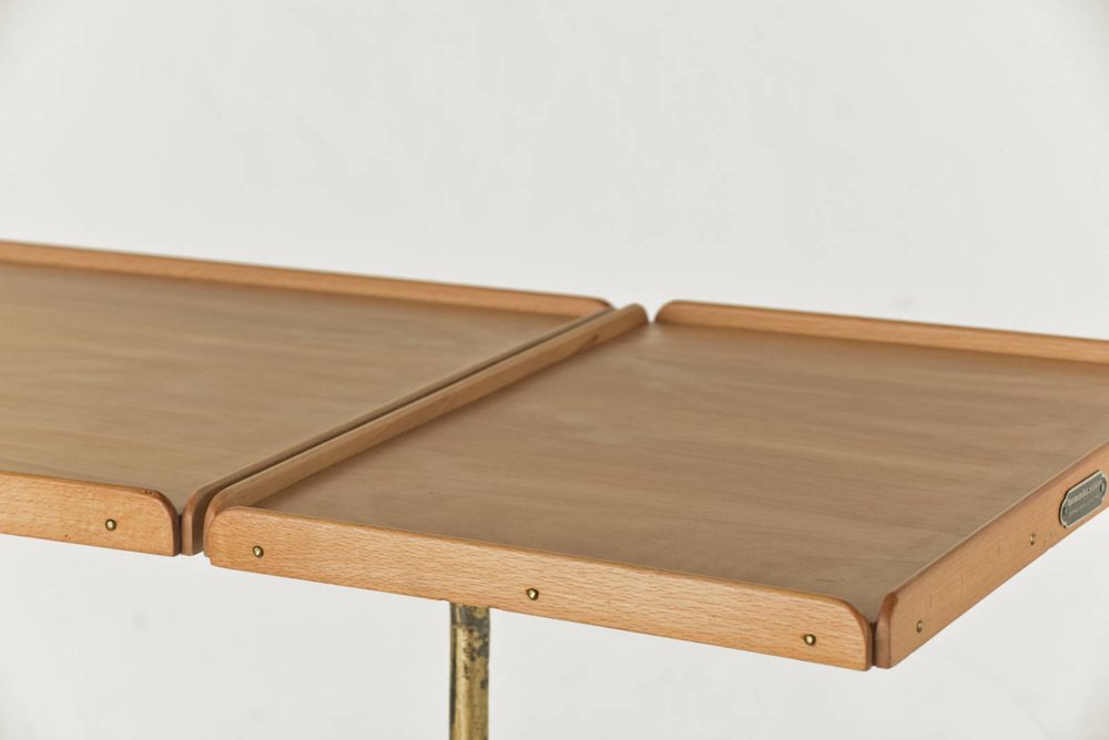 Height-Adjustable Side Table from Hausmann A. G., Switzerland, 1920s ...