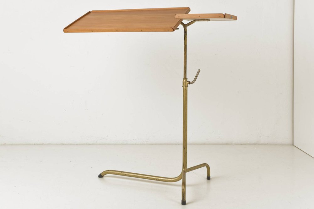 Height-Adjustable Side Table from Hausmann A. G., Switzerland, 1920s ...