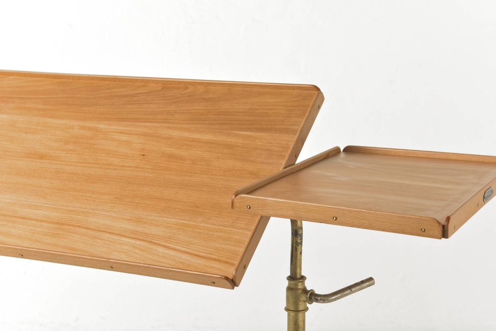 Height-Adjustable Side Table from Hausmann A. G., Switzerland, 1920s ...