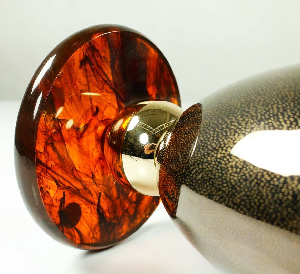 Mangani Firenze Porcelain Ground Vase, 1970s for sale at Pamono