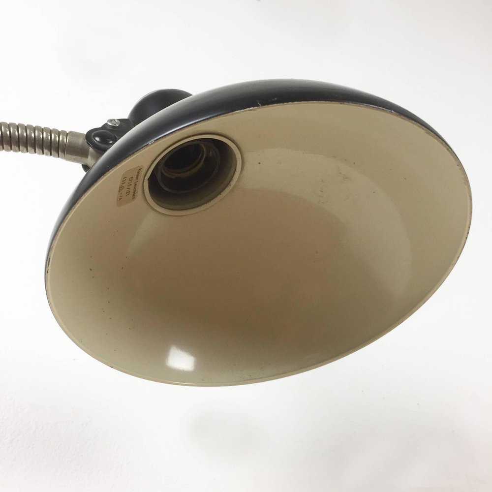 Schwarze Bauhaus Tisch- oder Schreibtischlampe von Christian Dell für Kaiser Idell / Kaiser ...