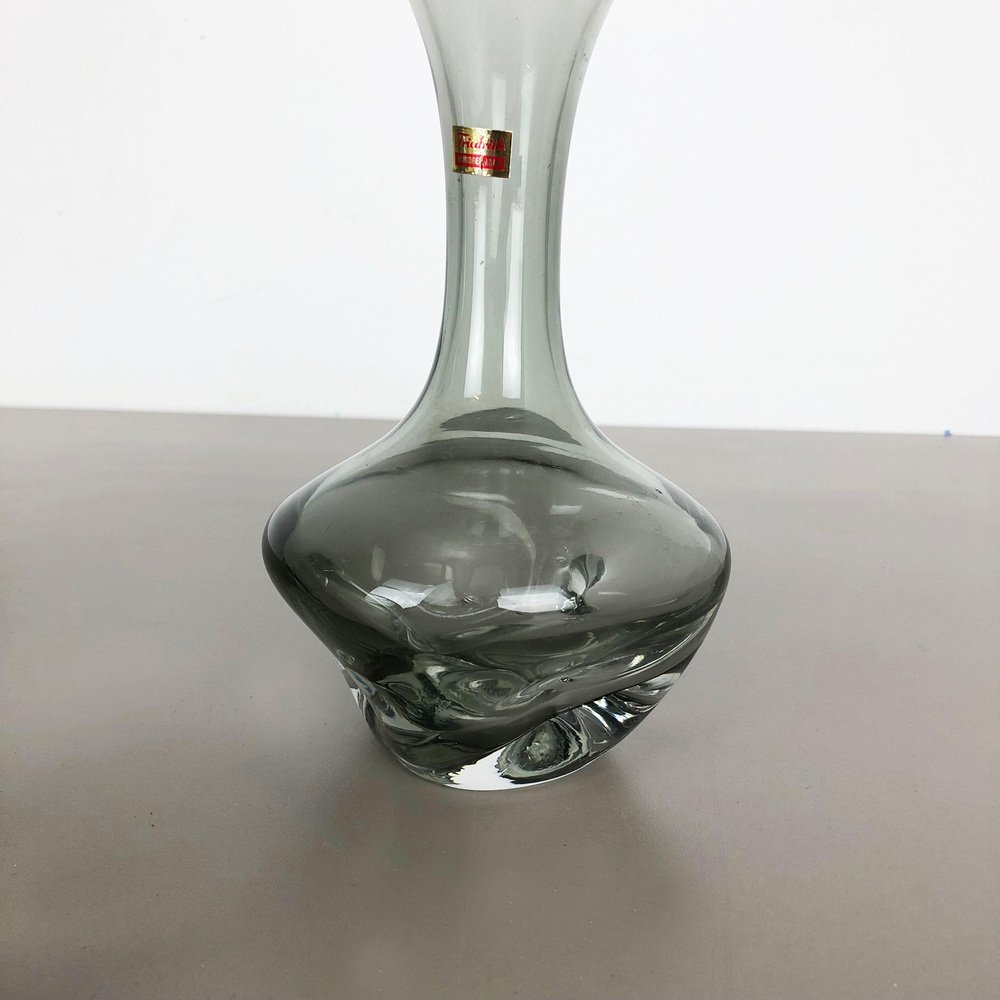 Hand Blown Crystal Glass Vases from Friedrich Kristall, Germany, 1970s ...