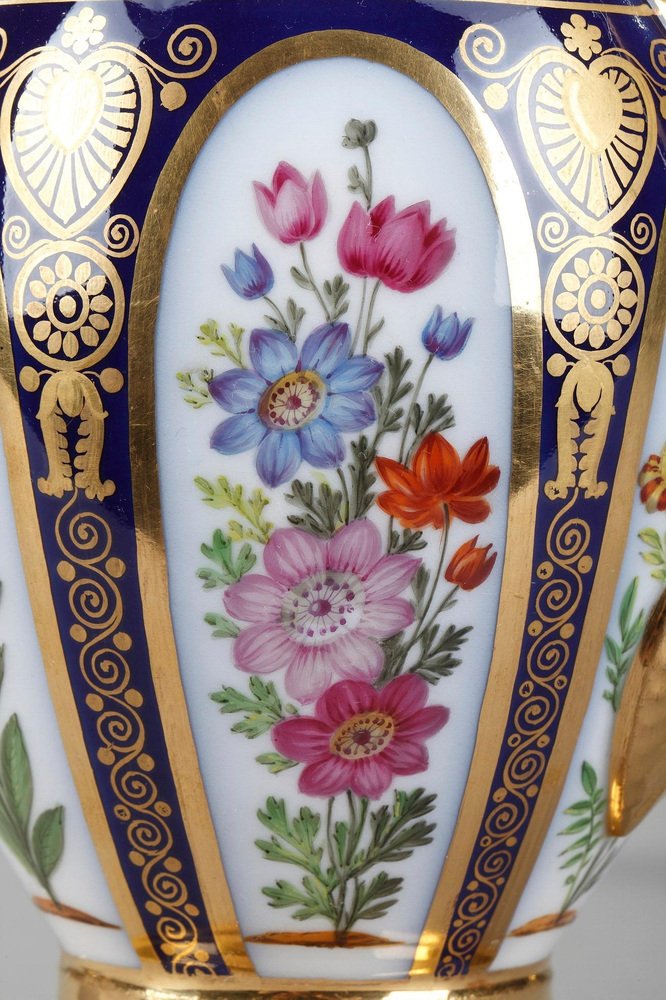 Charles X Style Paris Porcelain Coffee Service, Set of 10 for sale at ...