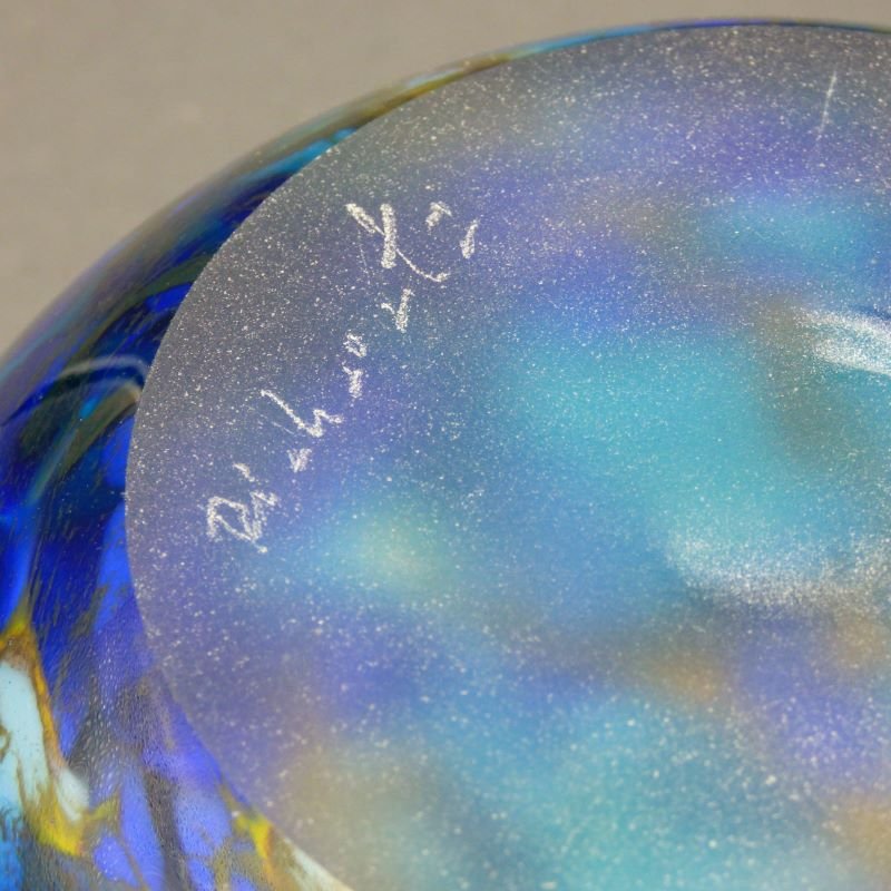 Artist Glass Vase by Hans Jürgen Richartz., 1970 -, 1979 for sale at Pamono