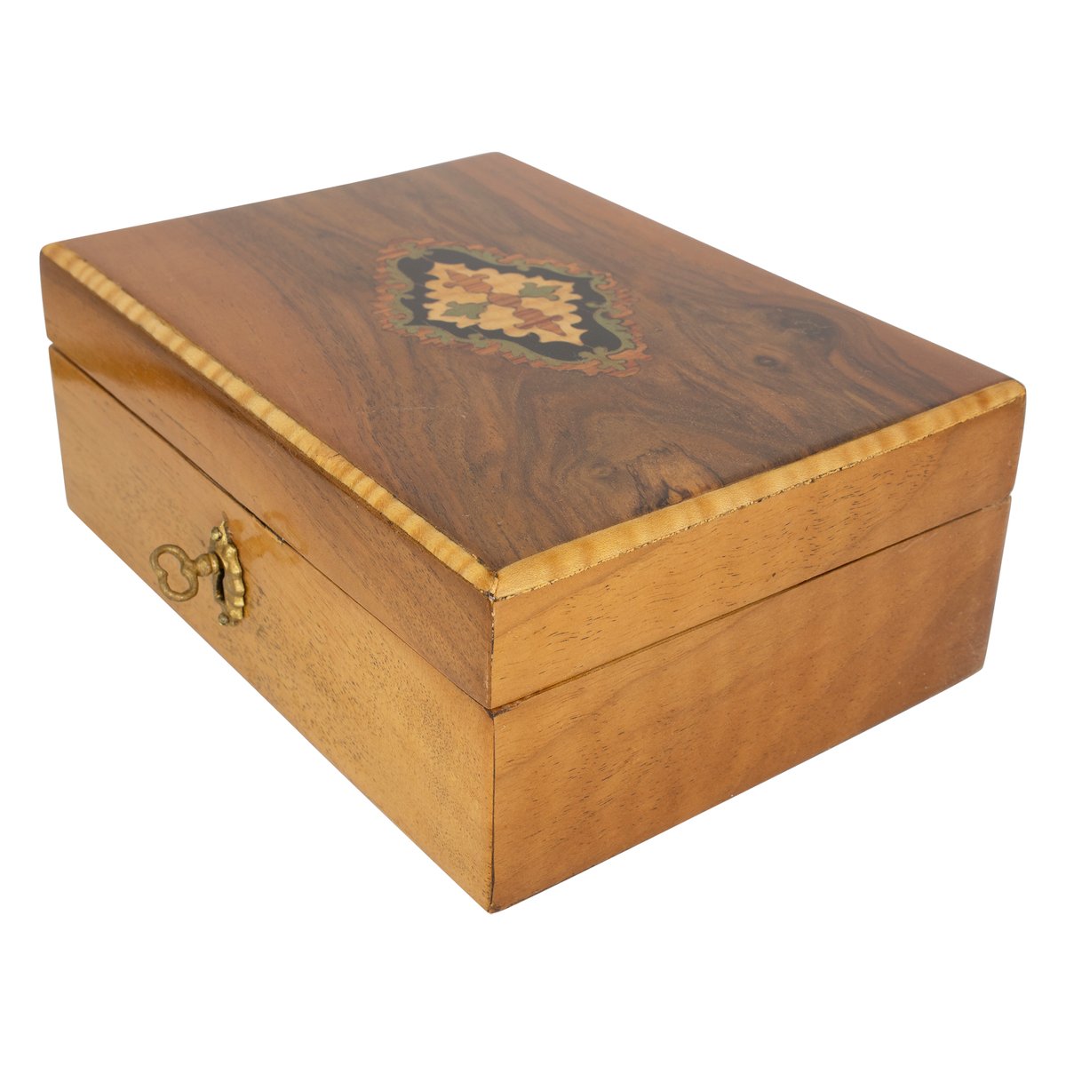 Art Nouveau Walnut Casket for sale at Pamono