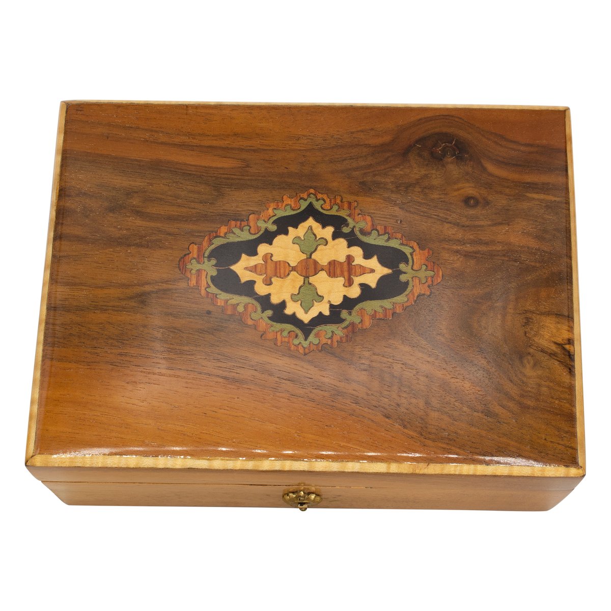 Art Nouveau Walnut Casket for sale at Pamono