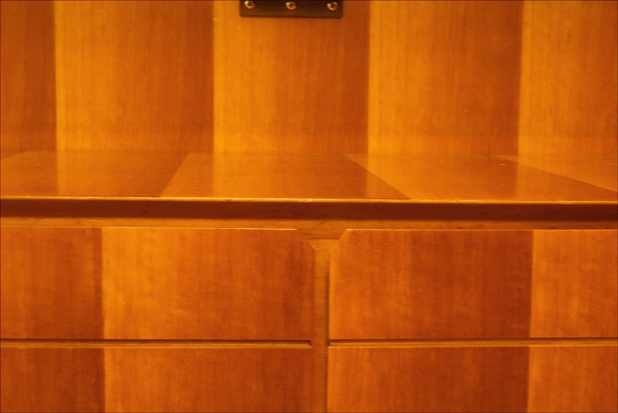 Suspended Console in Wood from La Permanente Mobili Cantù, 1950s for ...