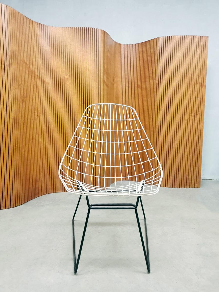 Set of Vintage Danish Wire Thread Chairs by Cees Braakman for Pastoe ...