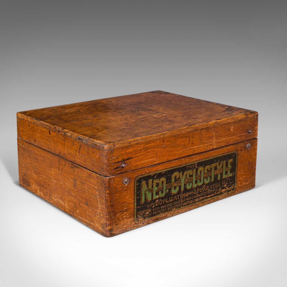 Antique Victorian Neo Cyclostyle Printing Machine or Duplicating ...