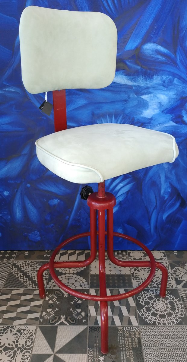 Drafting Stool from United Chair MFG., USA, 1950s for sale at Pamono