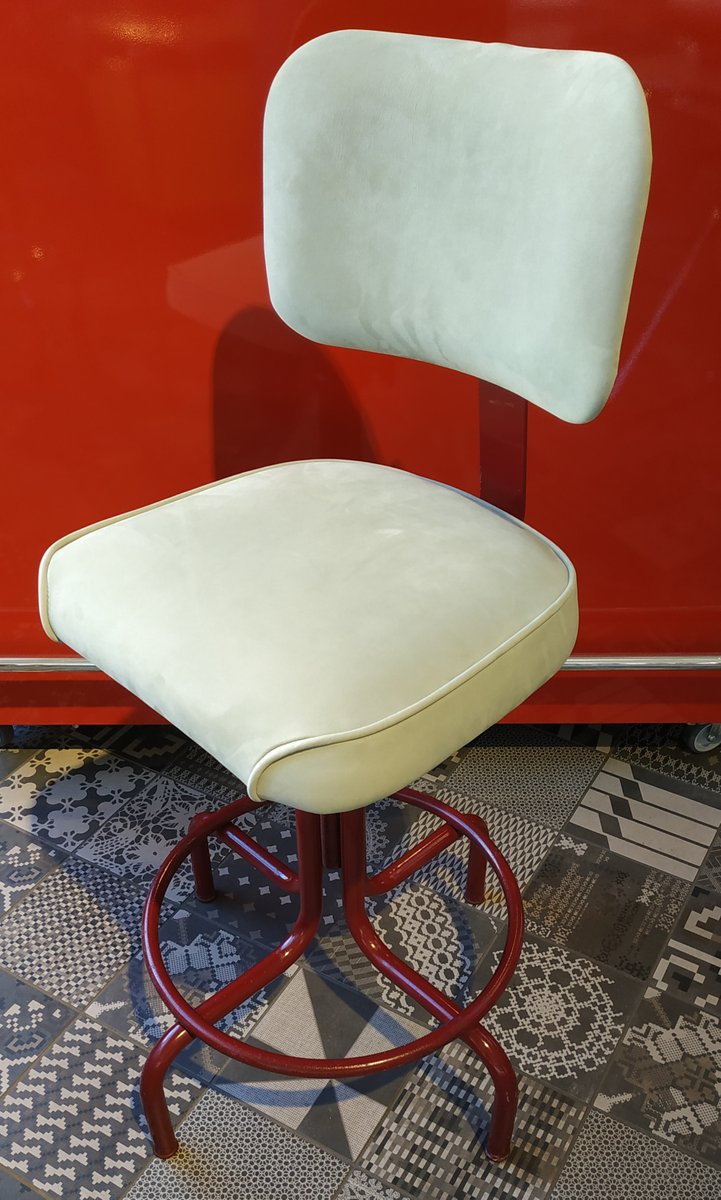 Drafting Stool from United Chair MFG., USA, 1950s for sale at Pamono