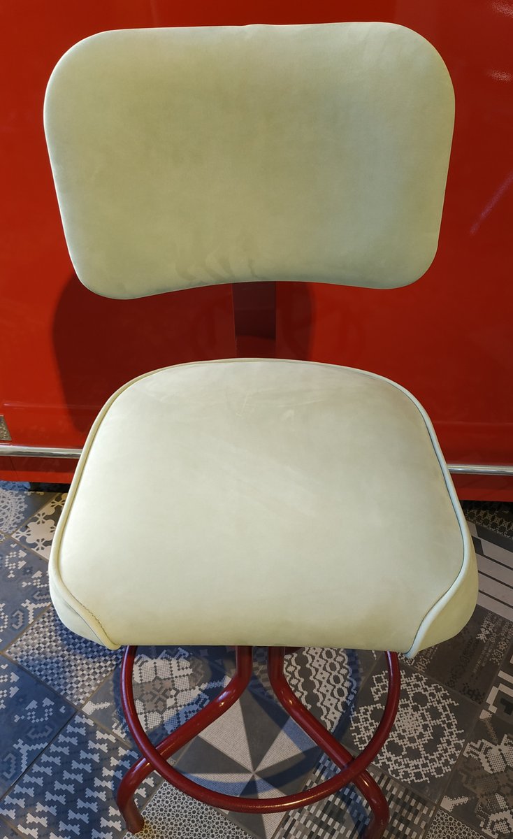Drafting Stool from United Chair MFG., USA, 1950s for sale at Pamono