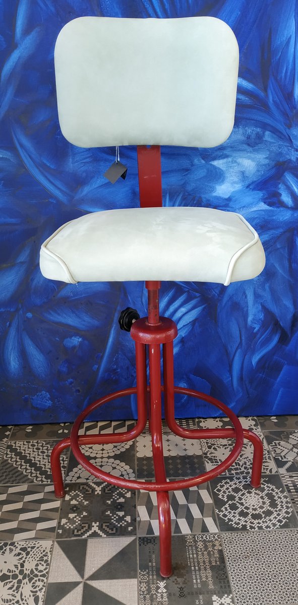 Drafting Stool from United Chair MFG., USA, 1950s for sale at Pamono