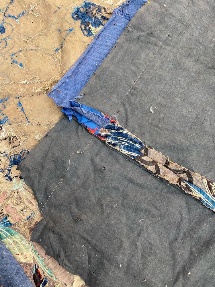 Antique Distressed Chinese Embroidery for sale at Pamono