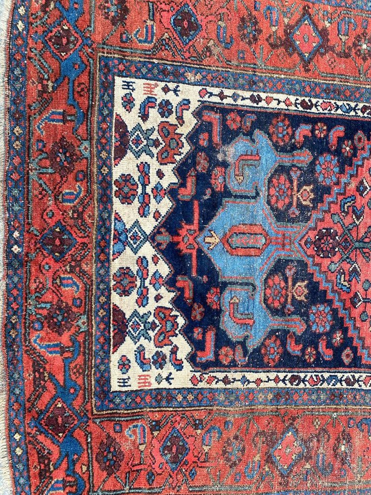 Antique Rustic Wool Rug for sale at Pamono