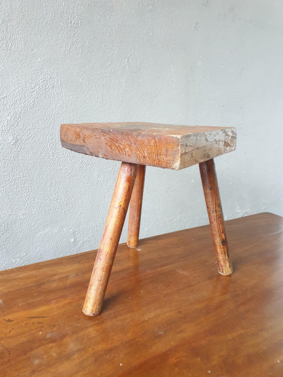 Farm Tripod Stool for sale at Pamono