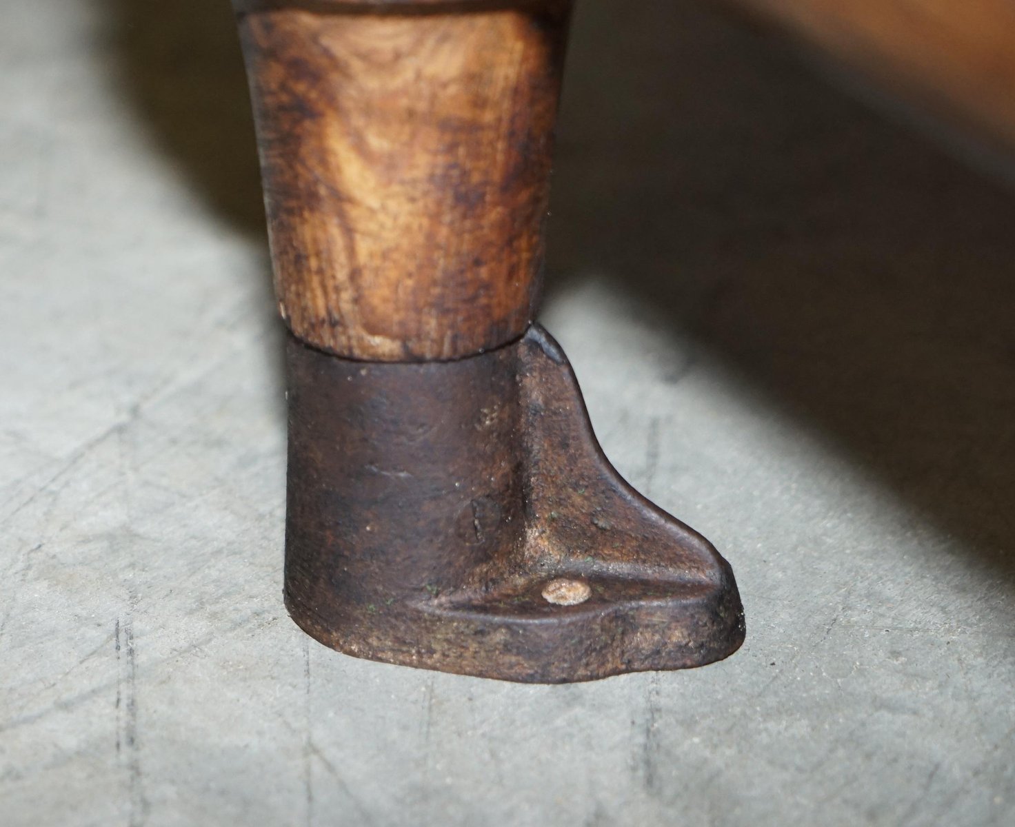 Victorian Ship Refectory Dining Table with Phosphor Bronze Feet, 1860s ...