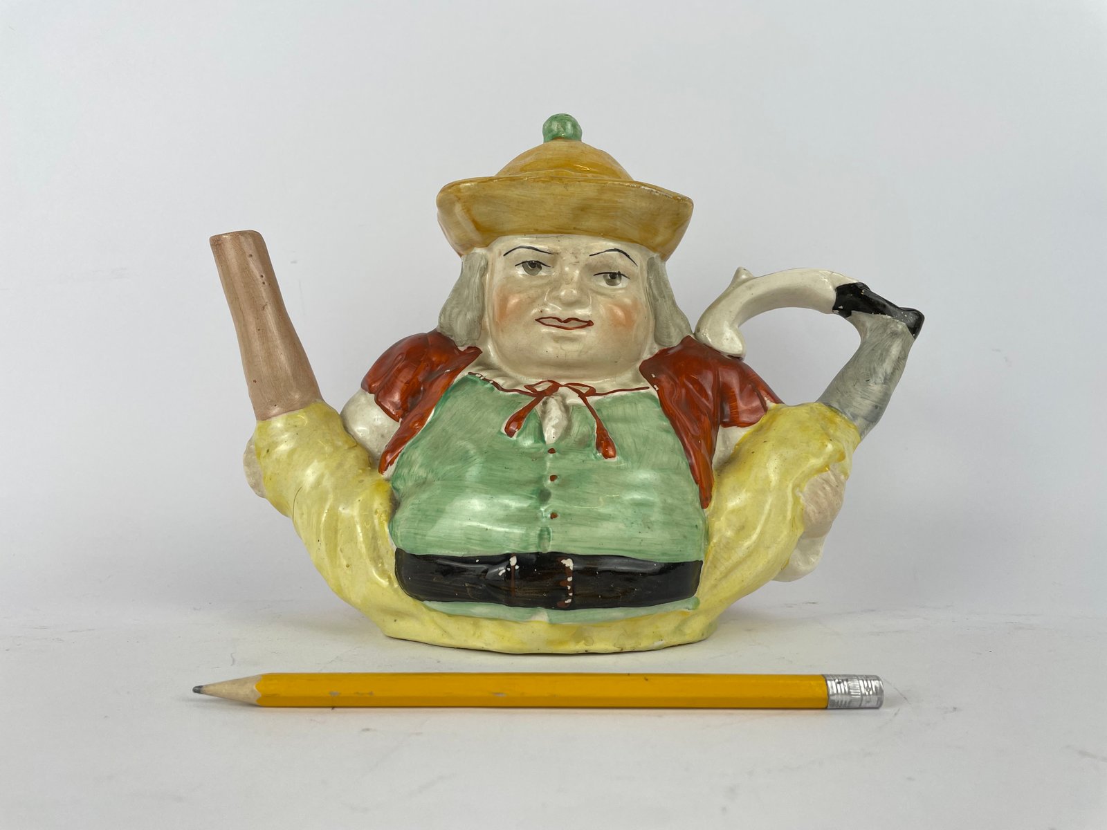 Ceramic Toby Peg Leg Teapot, Staffordshire, UK, Late 19th Century for ...