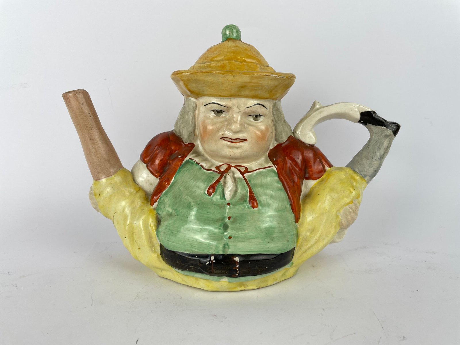 Ceramic Toby Peg Leg Teapot, Staffordshire, UK, Late 19th Century for ...
