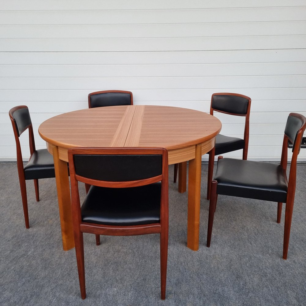 Modular Round Table with Extensions, 1970s or 1980s for sale at Pamono