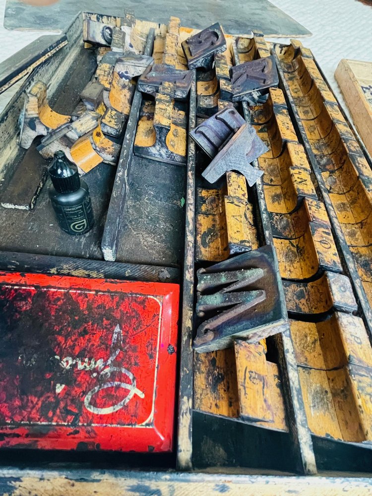 Antique Stamp Set for sale at Pamono