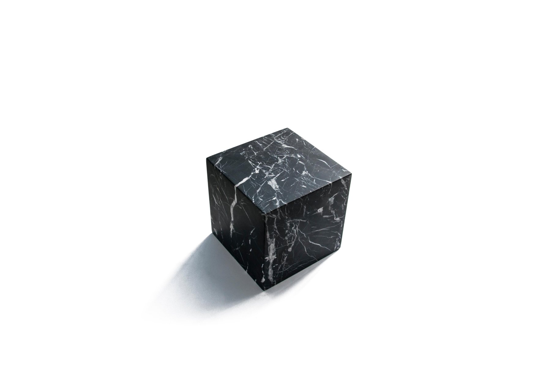 Large Decorative Paperweight Cube in Black Marquina Marble for sale at ...