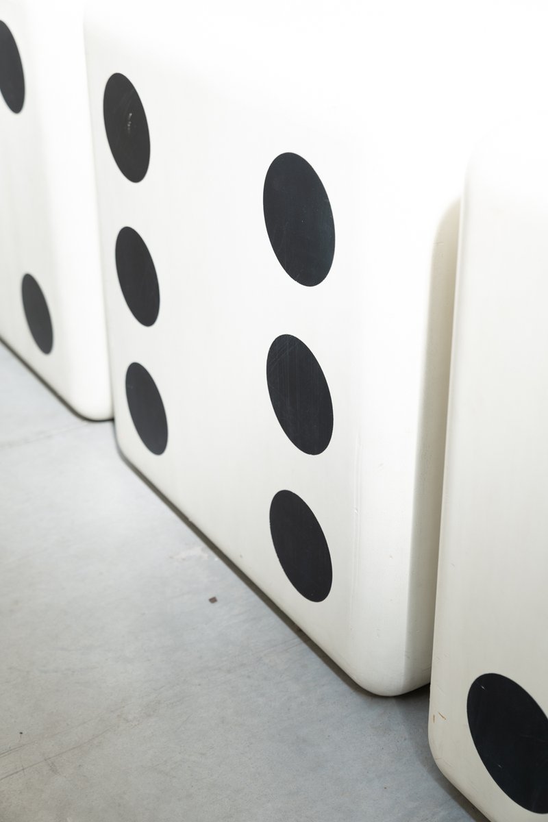 Nut Cube with Wheels and Two Drawers, 1980s, Set of 3 for sale at Pamono