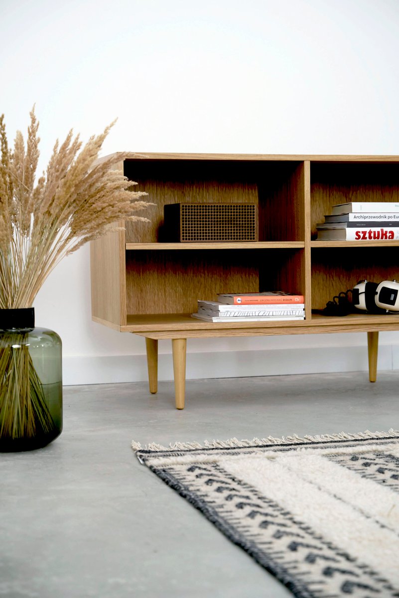 Scandinavian Oak Bookcase for sale at Pamono