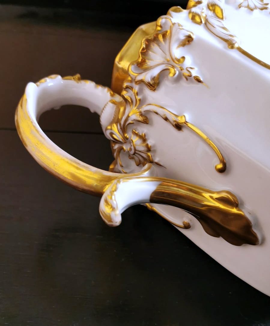 Napoleon III Porcelain of Paris Teapot with Pure Gold Decorations for ...